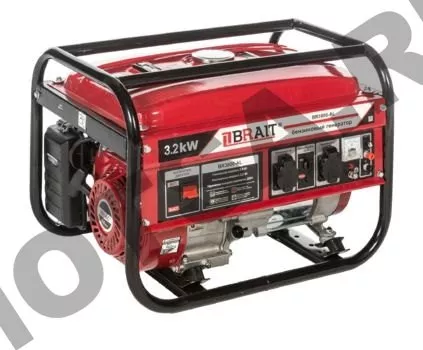 Бензогенератор BRAIT BR3800-AL (2,9/3,2кВт, 220В, 50Гц, 12В, ручной старт., 40,5кг), купить ...